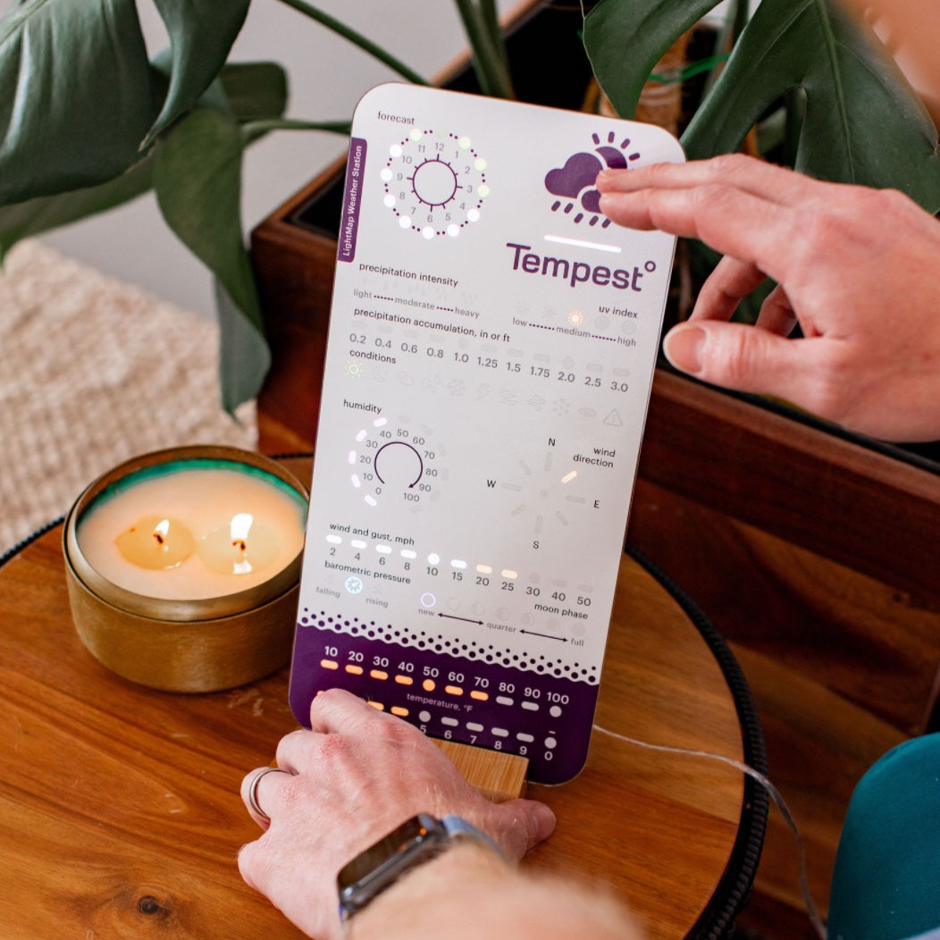 Tempest Weather Display - LightMaps